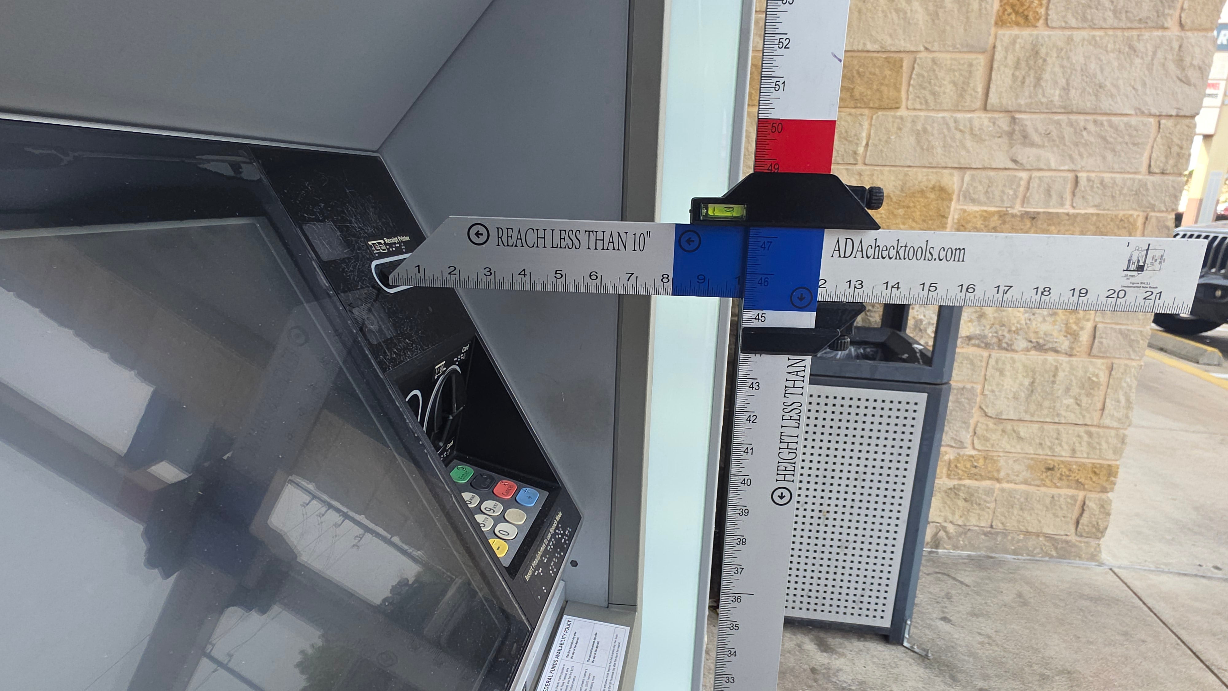 ATM ADA HEIGHT & REACH T SQUARE – ADA check tools