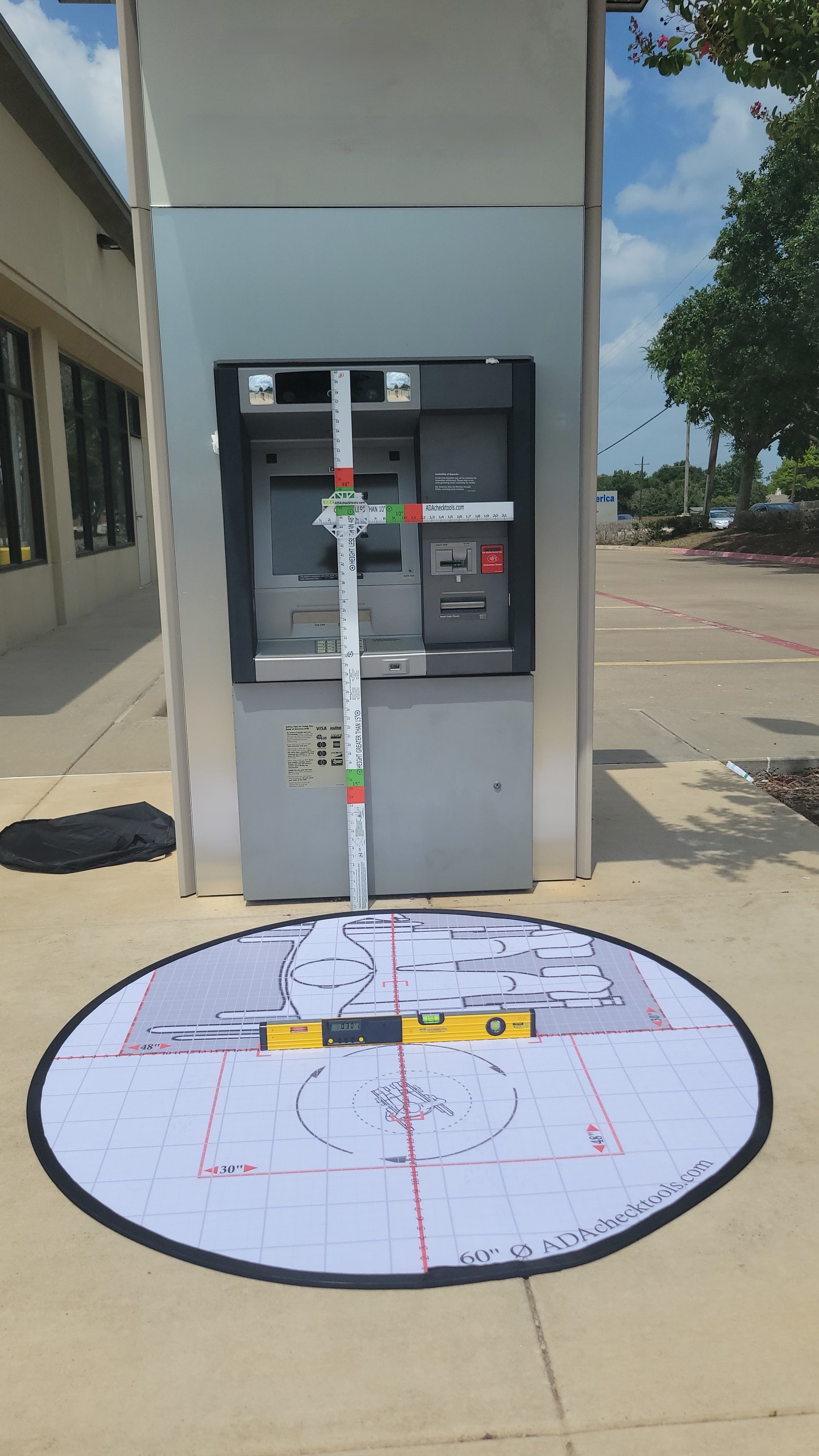 ADA Height and Reach Verification T Square – ADA check tools